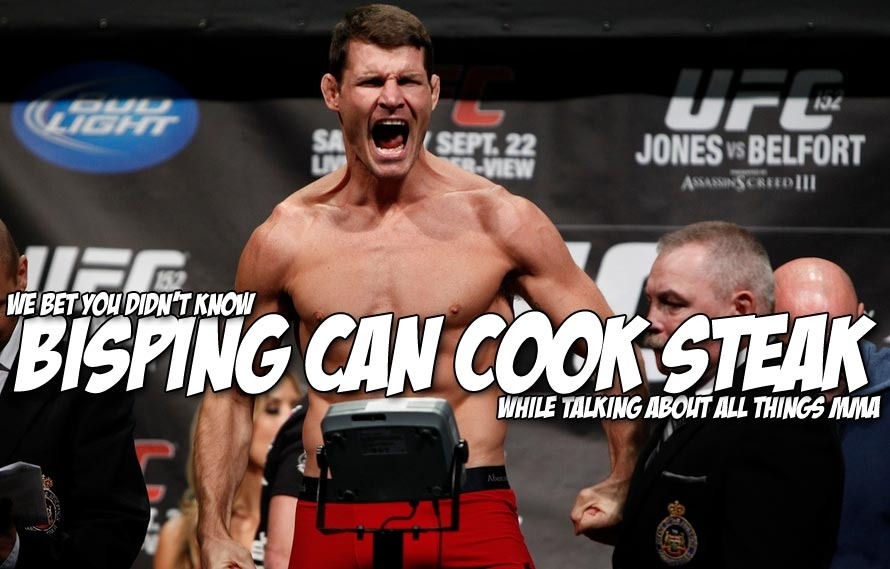 Watch Michael Bisping discuss his eye recovery and Nick Diaz, all while ...