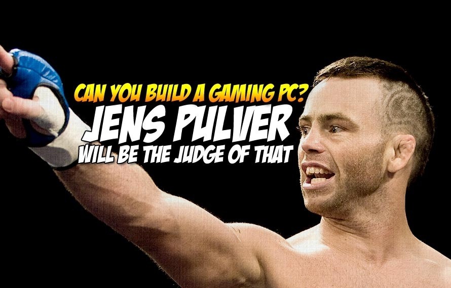 Jens Pulver is at Nvidia's Game 24, and is judging their rig-building ...