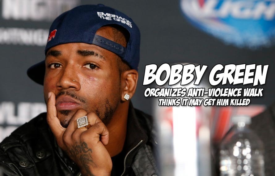 Bobby Green organizes a protest against violence, speculates it may get ...
