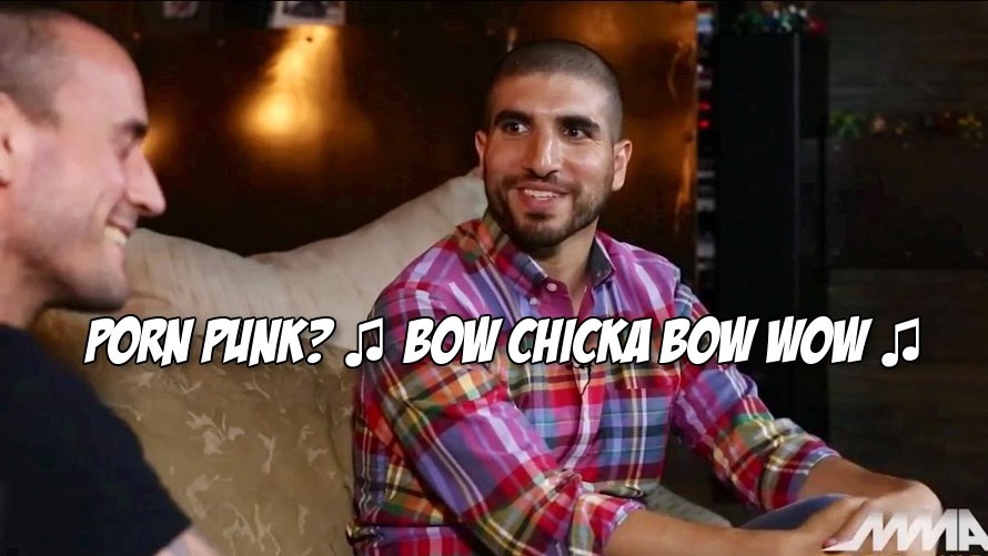 Watch Cm Punk A Porn Star Ariel Helwani Here To Ask All That And More Middleeasy