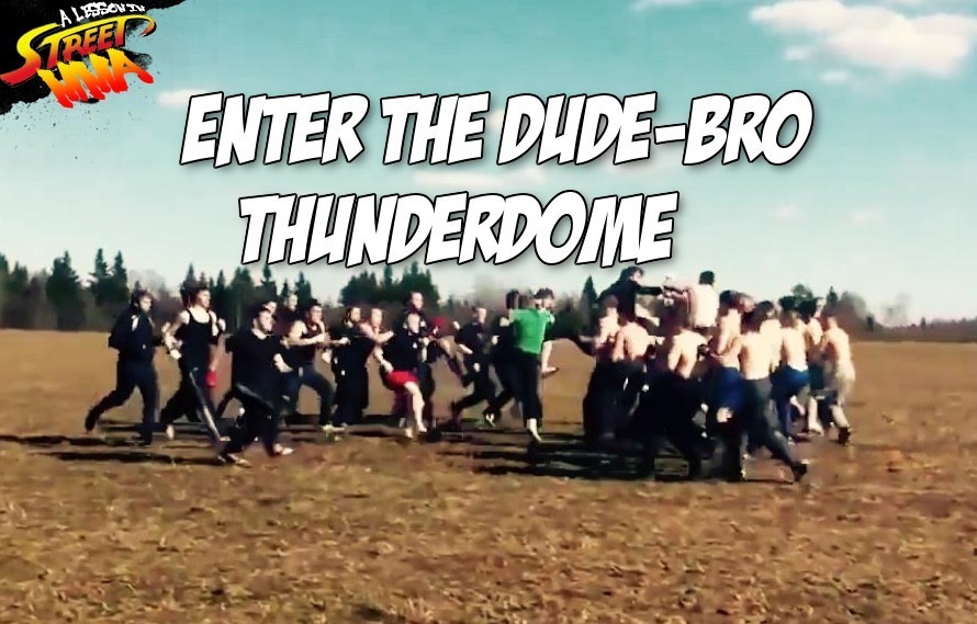 A Lesson in Street MMA: This 40 man outdoor team rumble is very, very ...
