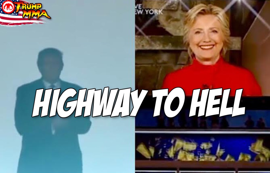Video: Clinton enters DNC to Stone Cold's theme vs. Trump enters the ...