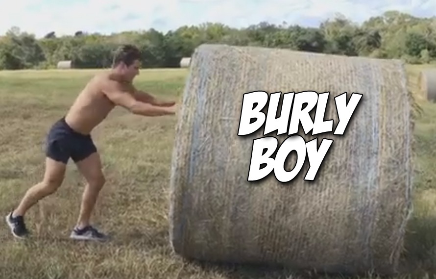 Video: Burly, Country Boy Sage Northcutt Flips a Massive Bale of Hay ...
