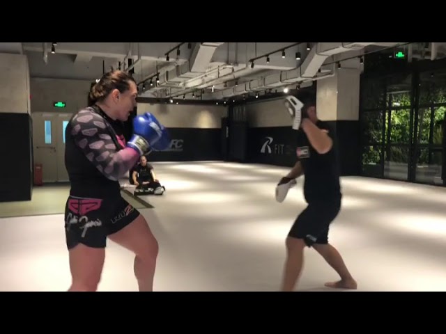 New training footage of Gabi Garcia for her next fight is released and ...