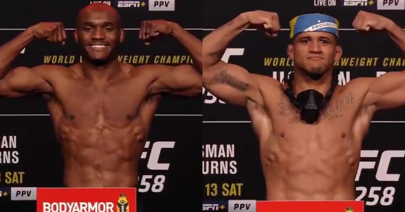 UFC 258 Weigh-Ins: Kamaru Usman, Gilbert Burns Make The Mark For ...