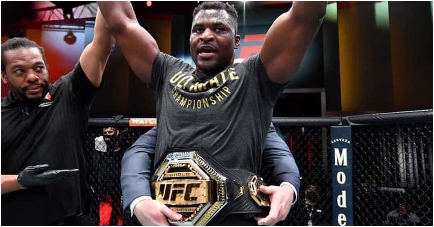 Frances Ngannou Shares Statement After Winning UFC Heavyweight Championship