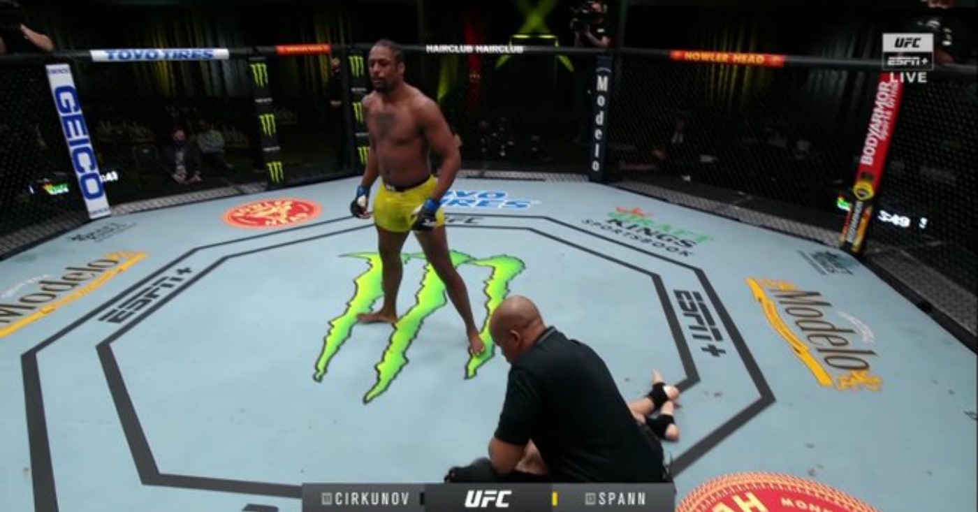 UFC Vegas 21: Ryan Spann TKO's Misha Cirkunov In The First Round ...