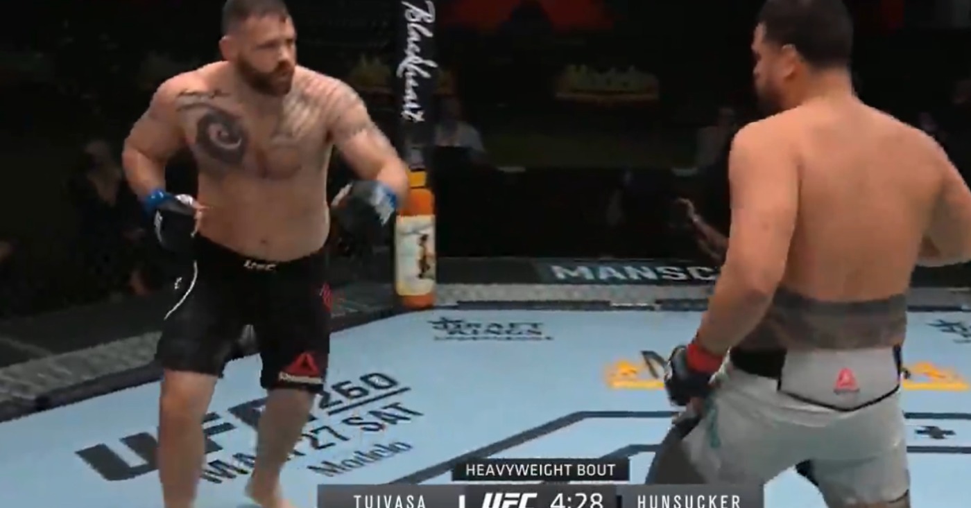 UFC Vegas 22: Tai Tuivasa Brutally KO's Harry Hunsucker In The 1st ...