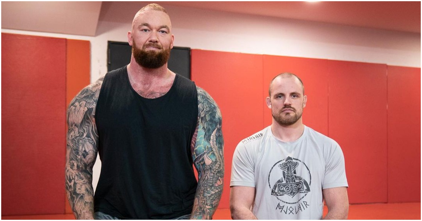 (Video) Watch Gunnar Nelson Grapple With World’s Strongest Man Hafthor ...