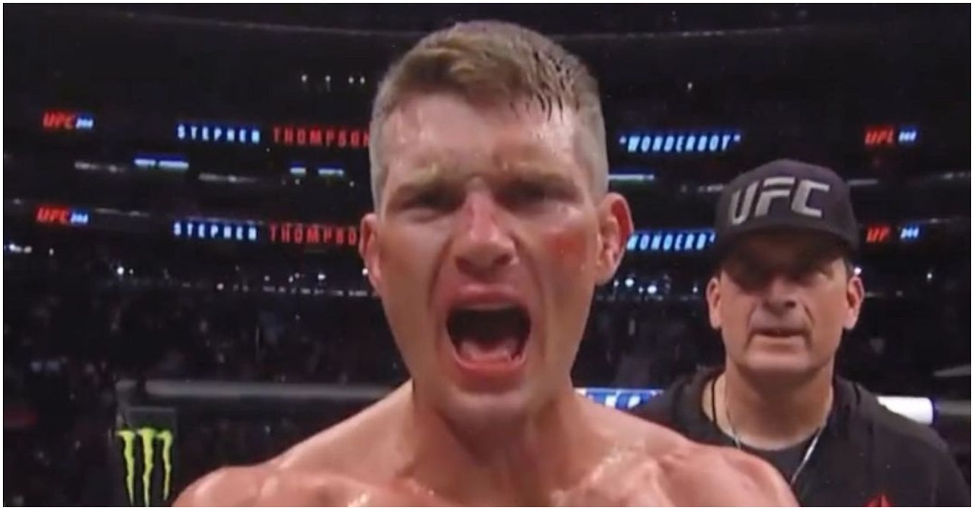 Stephen "Wonderboy" Thompson Shares Projectile Vomit Story Before UFC 264