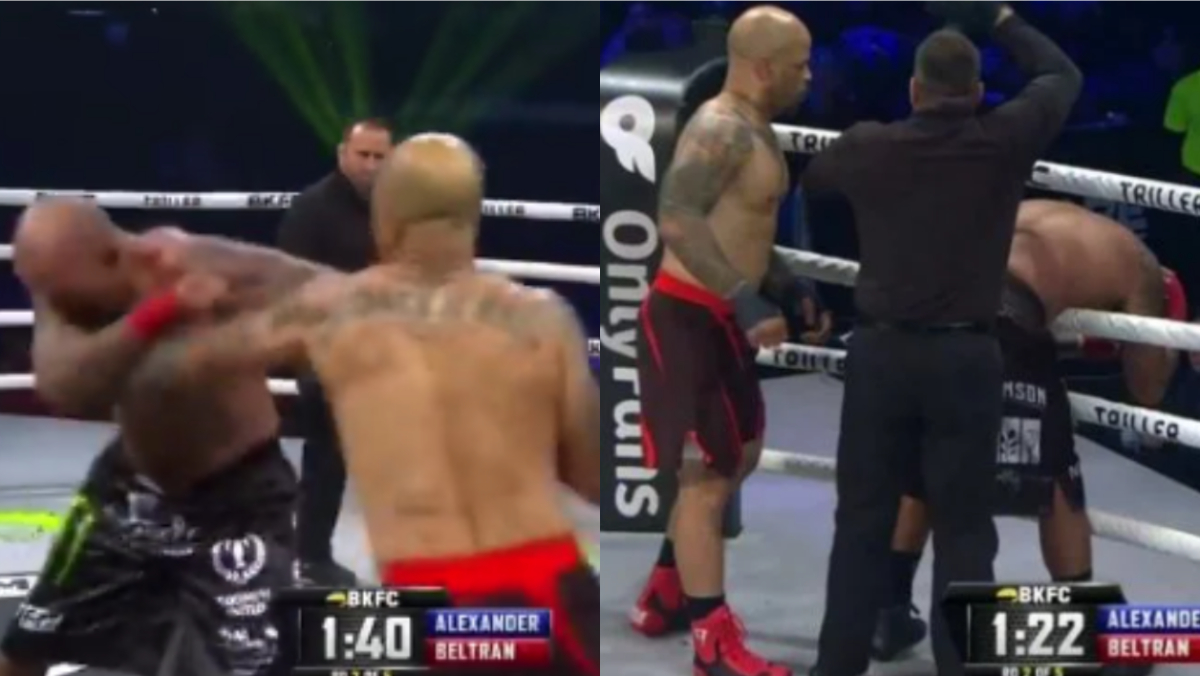 Houston Alexander Delivers Second-Round KO of Joey Beltran at BKFC 33 ...