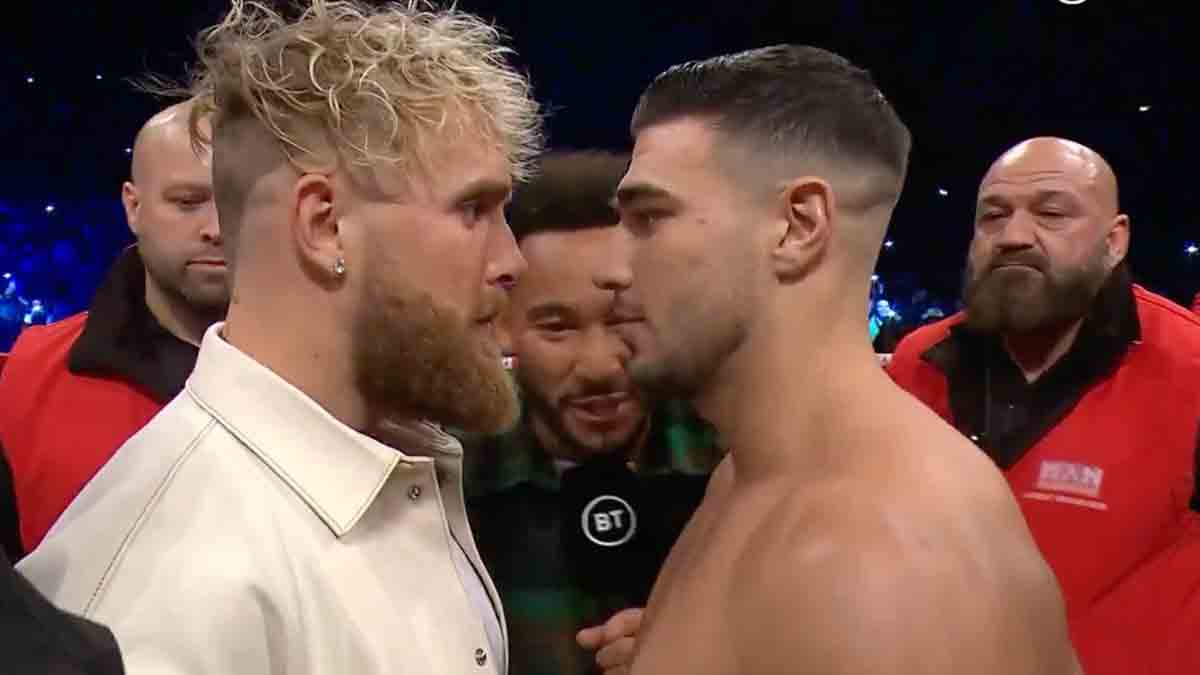 Watch: Jake Paul And Tommy Fury Get Physical In Intense Face-Off ...