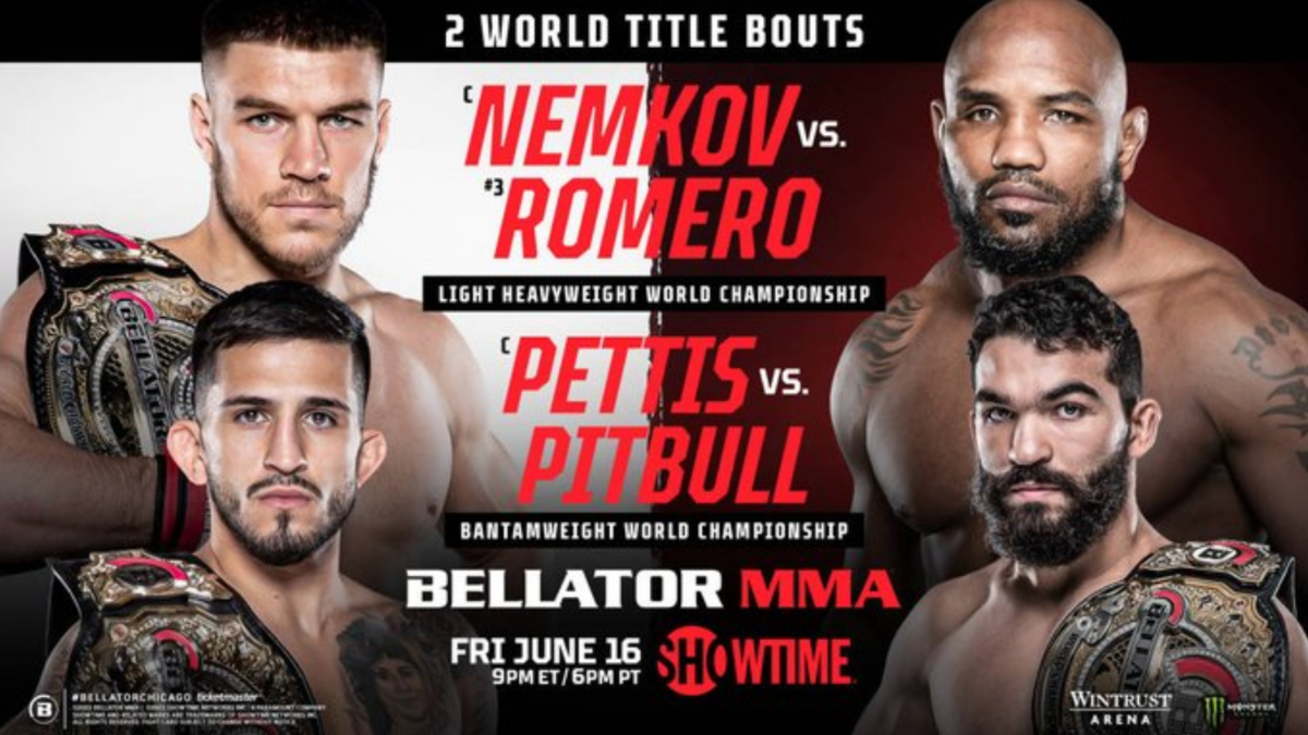 Bellator 297 To Showcase Epic Title Fights Including Nemkov vs. Romero ...