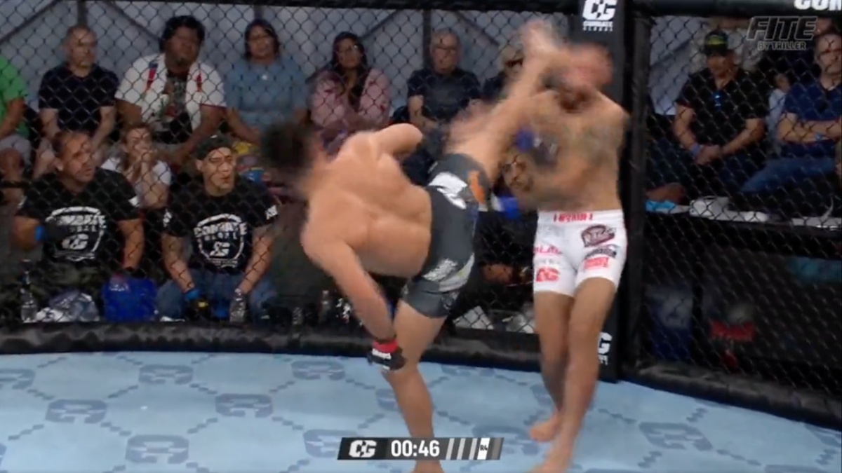 David Martinez Scores Incredible Highlight-Reel Spinning Wheel Kick KO ...