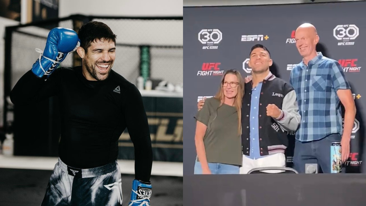 Vicente Luque Awarded USADA Jacket For 50 Clean Tests (Video)