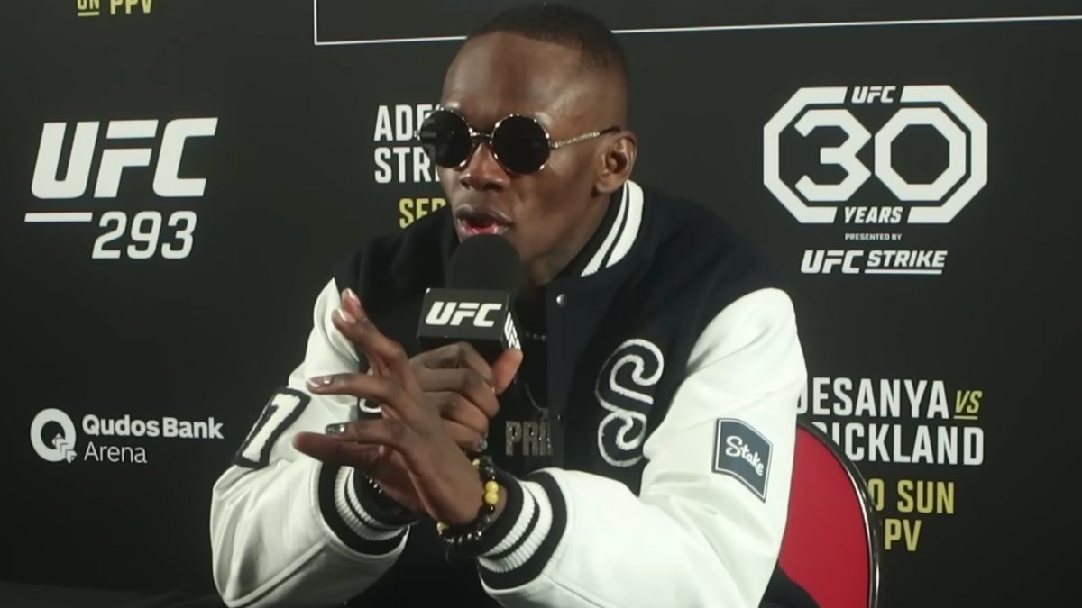 Israel Adesanya Gives Quick Statement After UFC 293 Title Loss To Sean ...