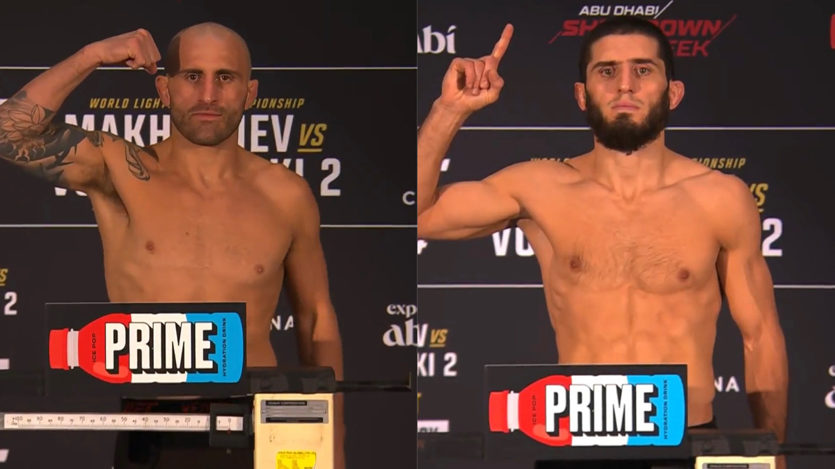 UFC 294 Weigh-In Results: Alex Volkanovski, Islam Makhachev Make Weight ...