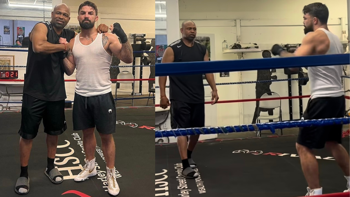 Mike Perry Talks About Training With Roy Jones Jr