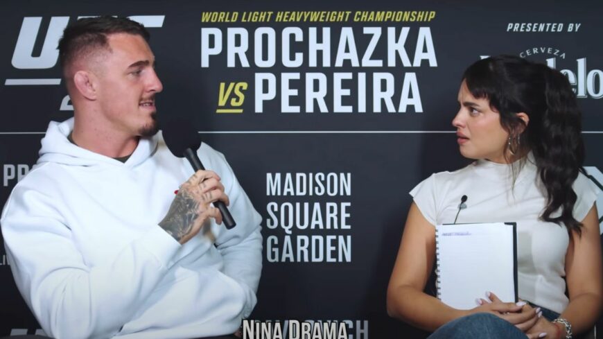 Nina Drama Addresses Sexually Explicit Interview With Tom Aspinall: 'He ...