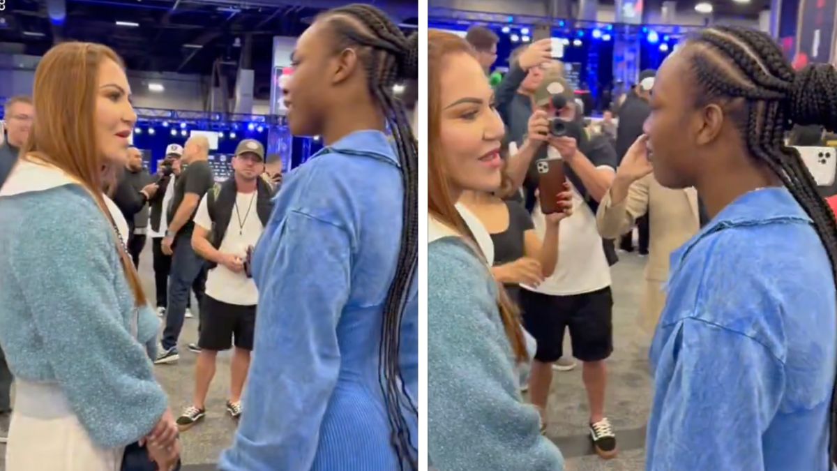 Watch: Cris Cyborg And Claressa Shields Traded Barbs In Face-Off At ...