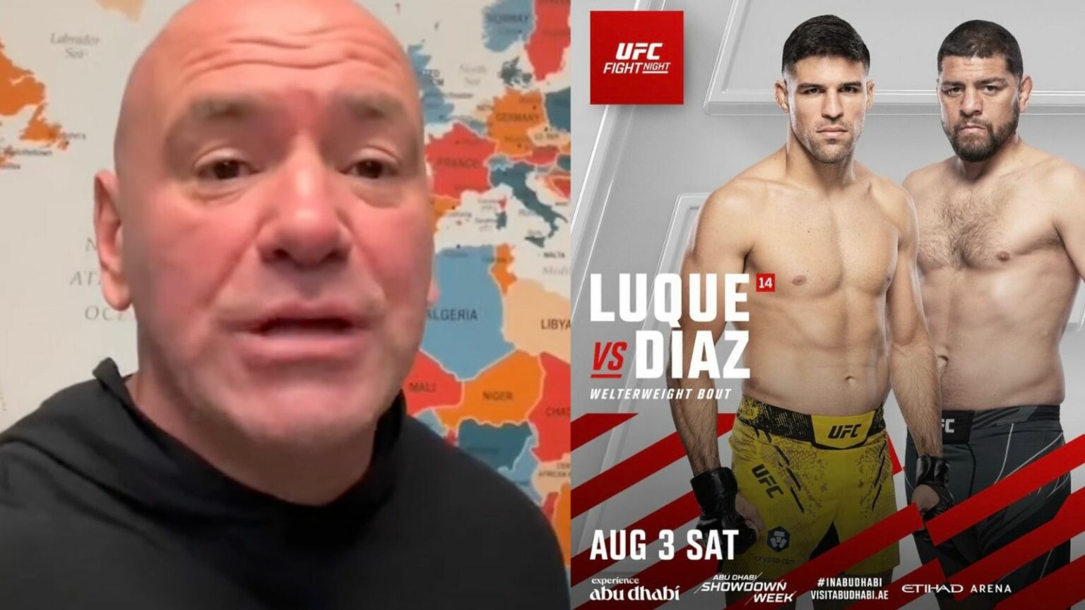 Dana White Announces Nick Diaz's Return To Face Vicente Luque; Tony ...