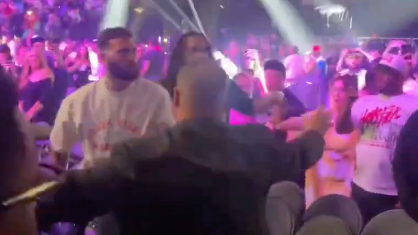 Caleb Plant Splashes Beer At Ryan Garcia's Face At Tank Davis vs. Frank ...