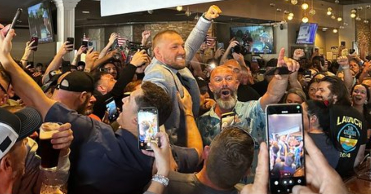 Conor McGregor Spotted Serving Drinks Behind the Bar and Partying in ...