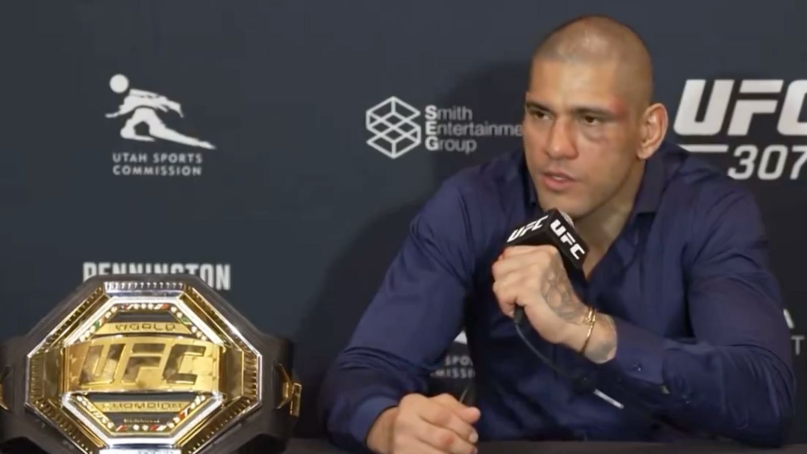 Alex Pereira Reveals UFC 307 Injury Woes, Discusses His Unique Strength ...