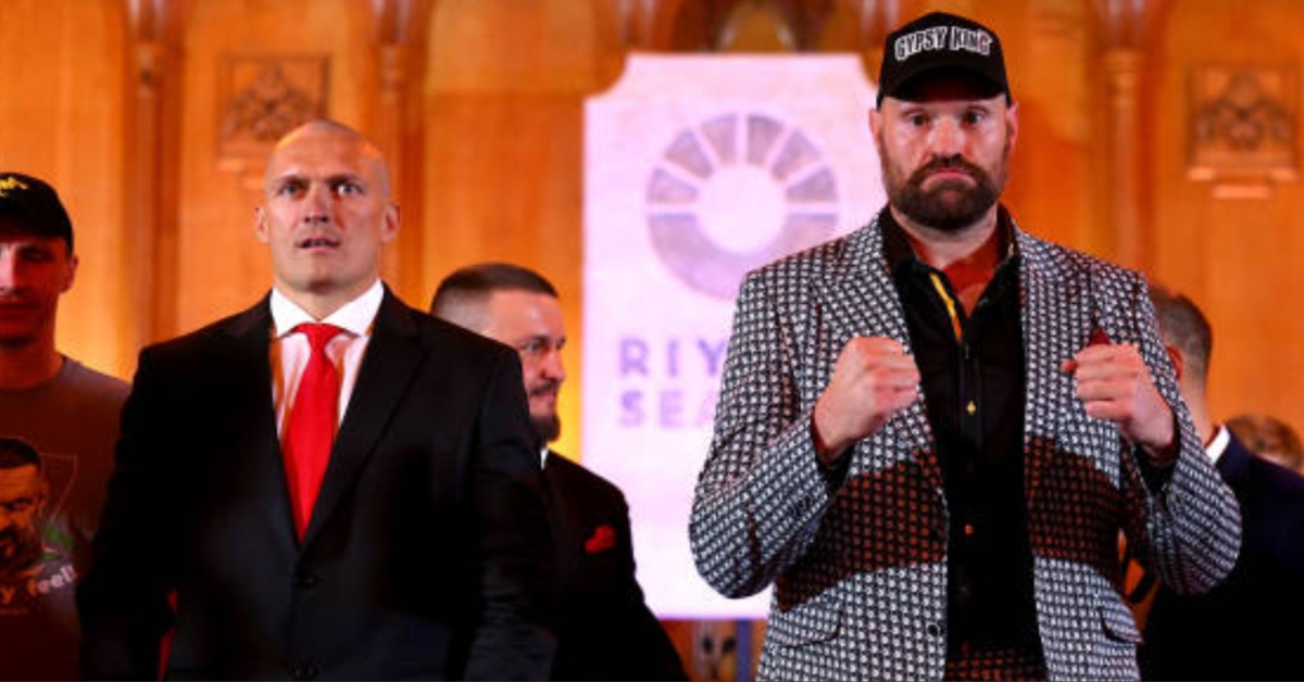 Tyson Fury and Oleksandr Usyk Face-Off For First Time Ahead of ...