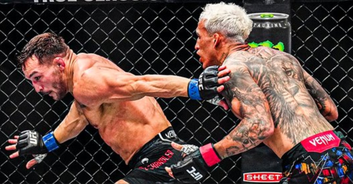 Charles Oliveira Survives Late-Round Onslaught From Michael Chandler ...