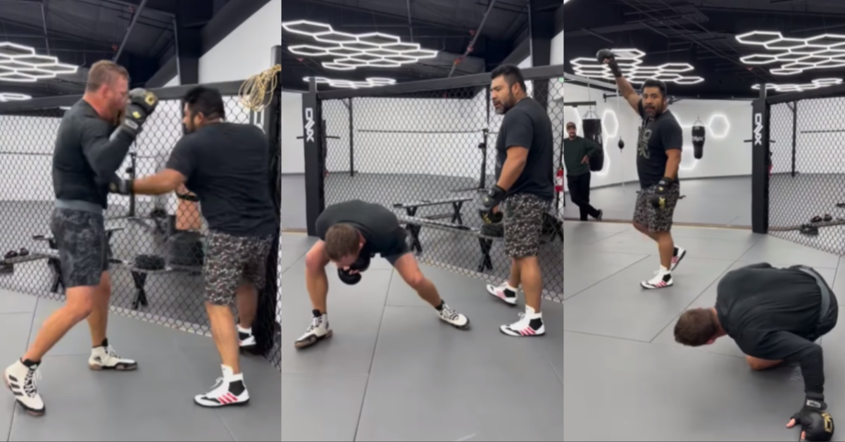 Watch - Justin Gaethje Gets Folded During Brutal Body Shot Challenge ...