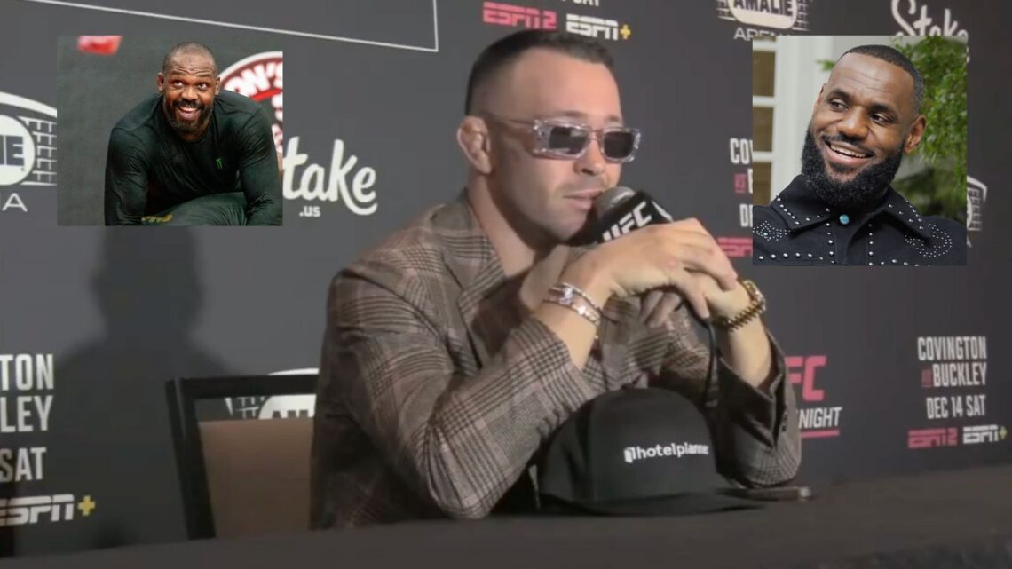 Colby Covington Blasts 'Woman Beater' Jon Jones And 'Scumbag' LeBron ...