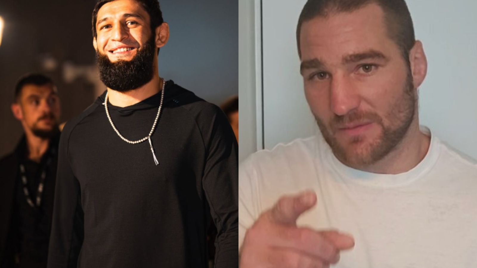 Sean Strickland Slams 'Scum' Khamzat Chimaev For Post-Training Mock ...