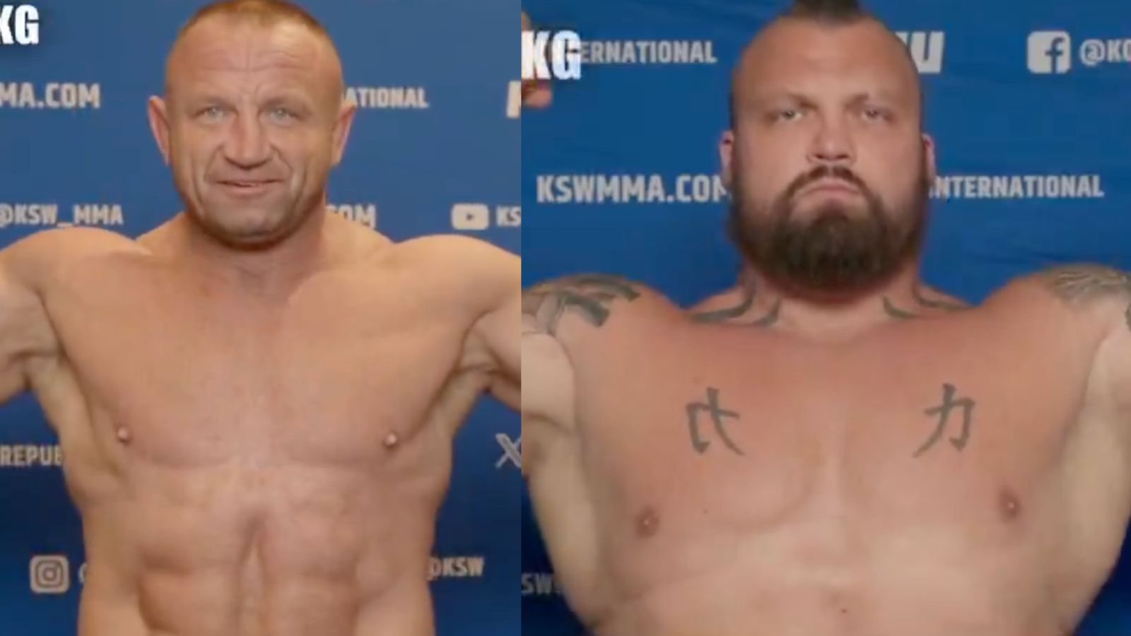 Eddie Hall and Mariusz Pudzianowski Tip Over 600lb Combined at KSW 105 ...