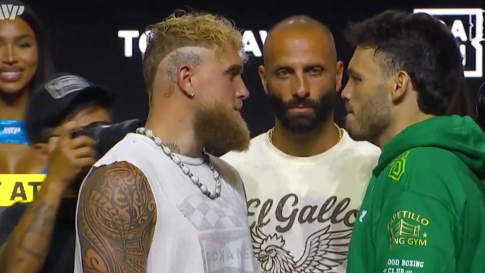 Jake Paul and Julio Cesar Chavez Jr. Share Intense First Faceoff Before Saturday's Fight (Video ...