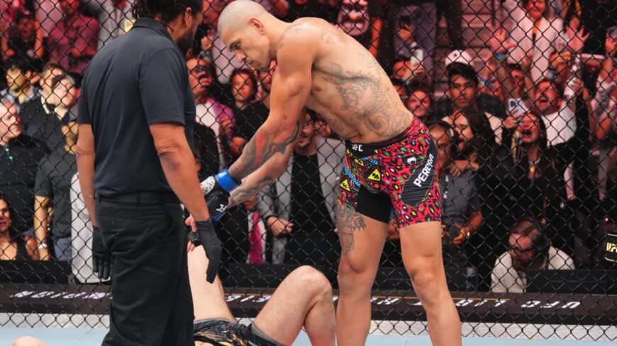 Watch: Alex Pereira’s Teammates Imitate His UFC 320 Win Sequence in the ...