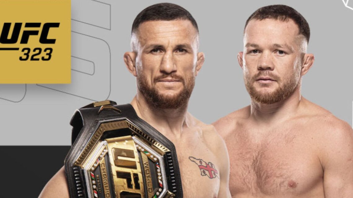 Merab Dvalishvili vs Petr Yan 2 Headlines UFC 323 With Henry Cejudo And ...