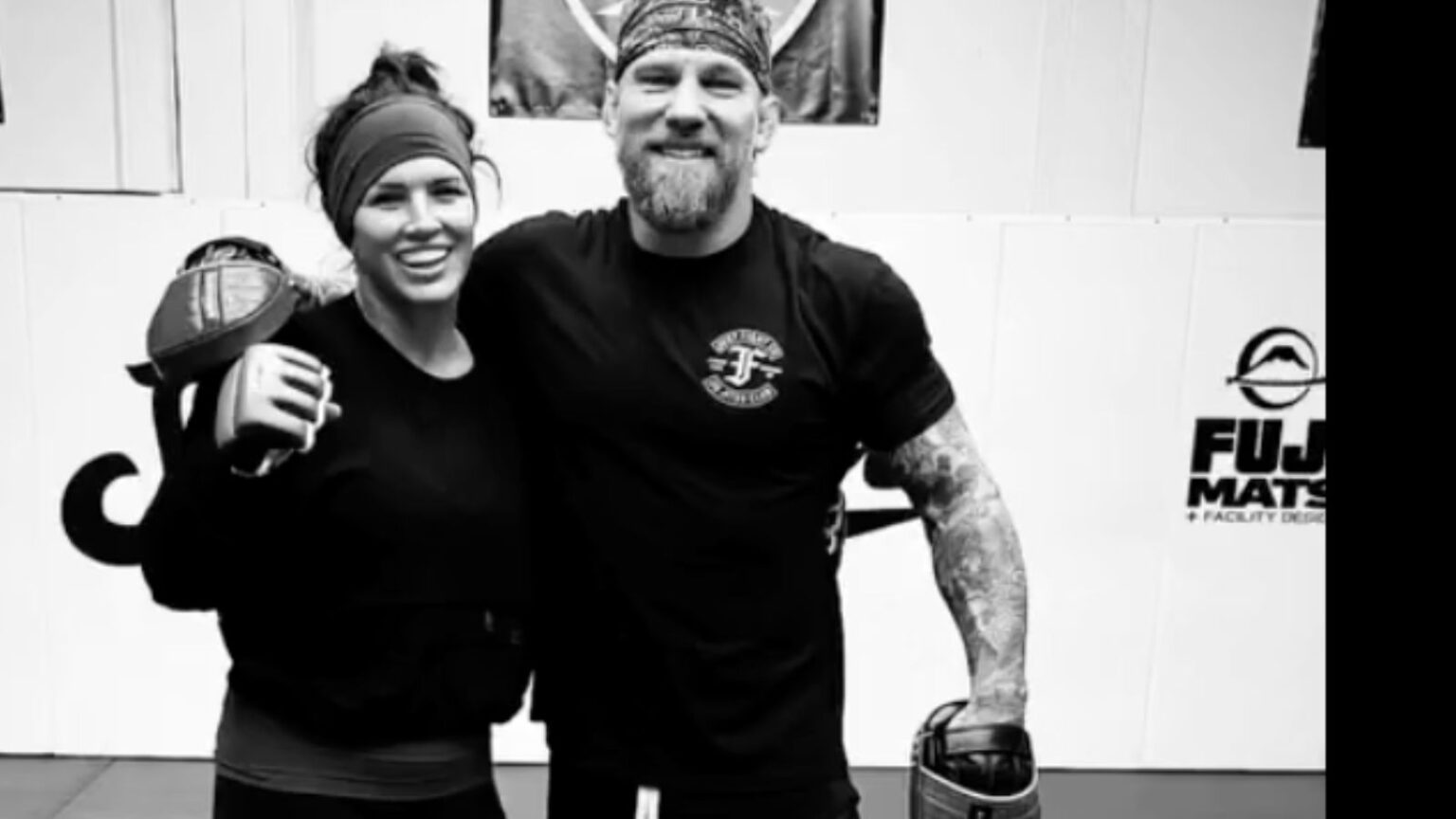 Gina Carano Releases MMA Training Clip With Coach John Wood and Fans ...
