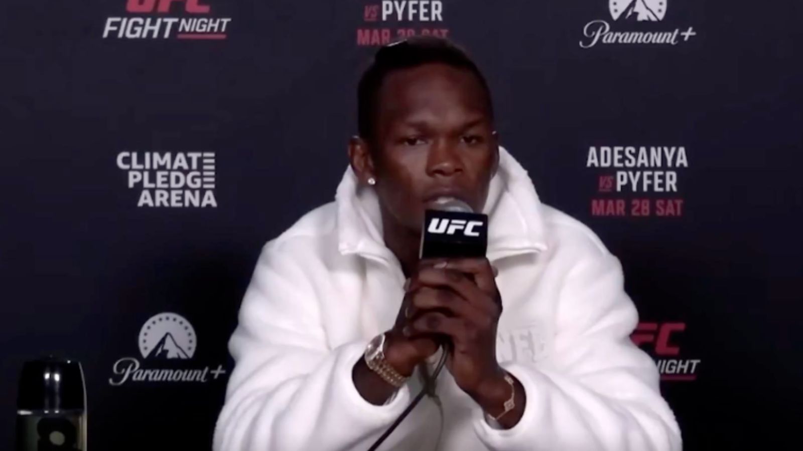 Israel Adesanya Says Beating Joe Pyfer at UFC Seattle Will Remind Fans ...