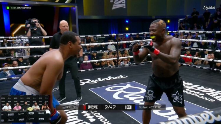 Ray J Gets Stopped By Supah Hot Fire In Round 2 At Brand Risk 14 After ...