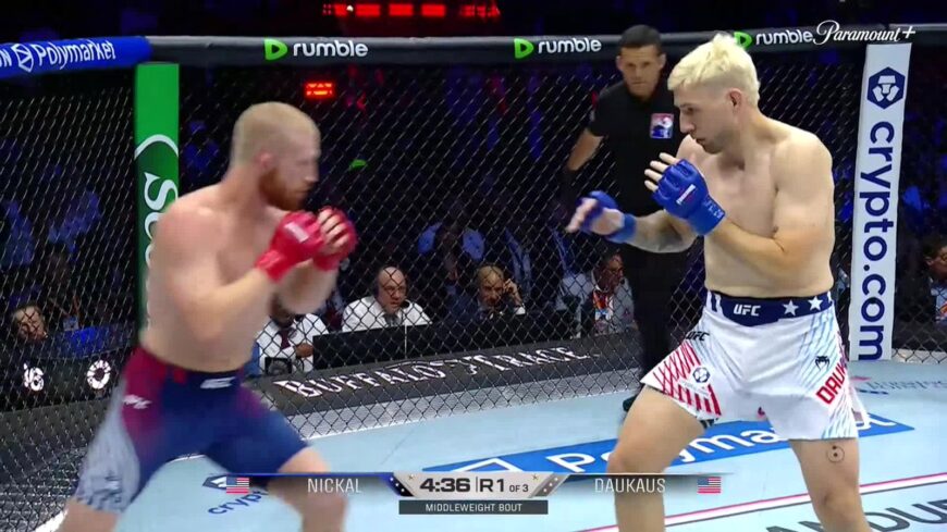 Bo Nickal Knocks Out Kyle Daukaus In Round 1 At UFC Freedom 250, Then ...